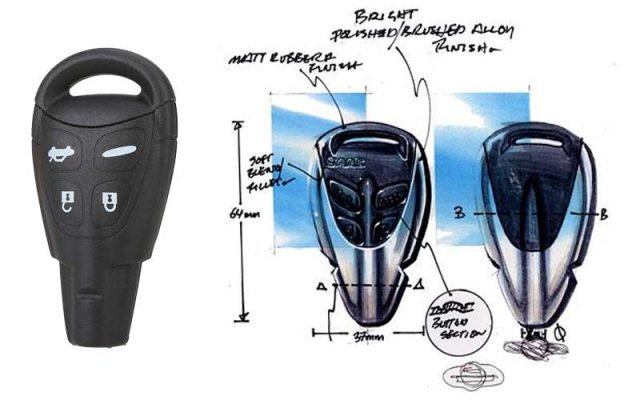 How It's Designed: Saab 9-3 Key Fob