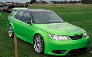 Highly Stylized Saab 9-5