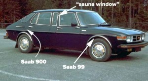 Extended Saab 99 GLE-L