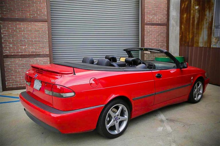 Laser Red Saab 9-3 Viggen Convertible For $7500 In Huntington Beach